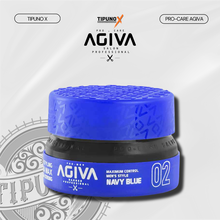 Agiva Wax Aqua Ultra Strong 02 - Navy Blue 155ml – Tipuno-X